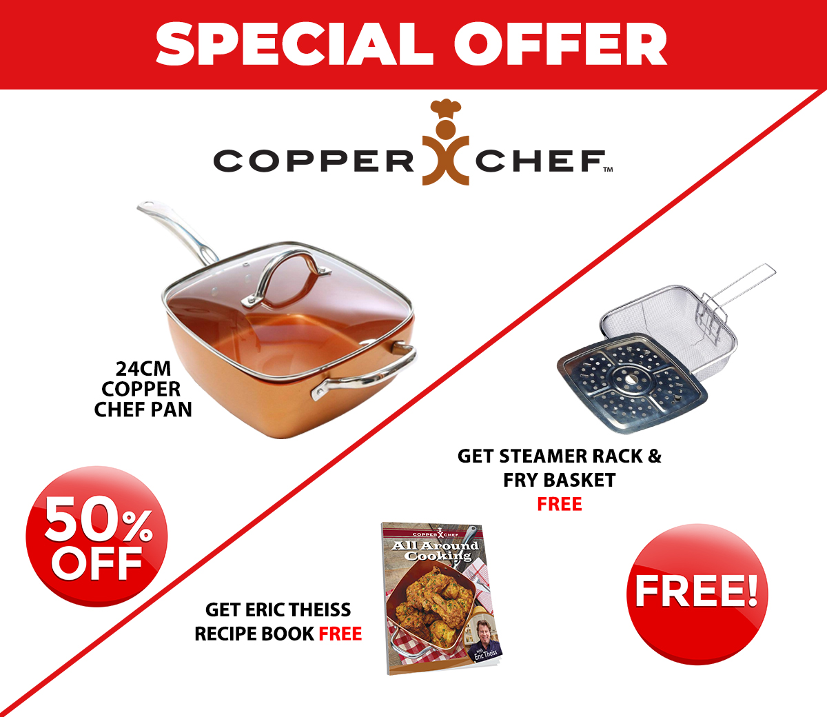 Copper Chef Square Pan - #1 TV, Online & Mobile Shopping Company in the ...